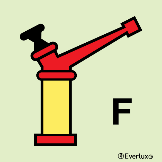 336841 FIRE CONTROL SYMBOL ISO 17631, FOAM MONITOR 150X150MM | IMPA ...