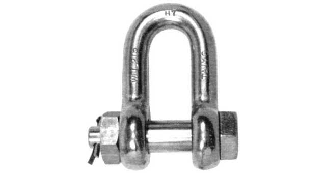233523 SHACKLE STRAIGHT HEX HEAD BOLT, S. STEEL SB 16MM SWL 1.6TON | IMPA Code Search by ShipServ