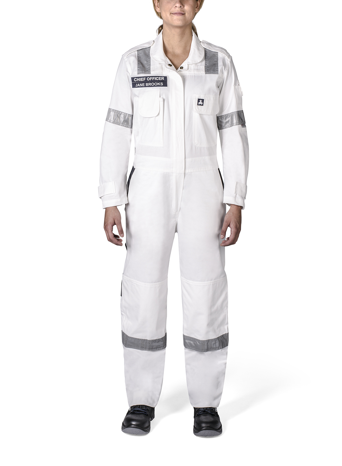 312345 BOILERSUIT COTTON REFLECT TYPE, UV PROTECT WOMEN WHITE XS | IMPA ...