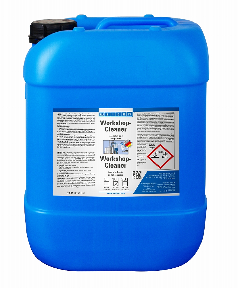 551578 CLEANER & DEGREASER ALLPURPOSE, WEICON WORKSHOP-CLEANER 10LTR ...