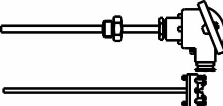 652560 THERMOMETER RESISTANCE SCREWIN, INT'CHANGE INSERT AMETEK1810BM ...