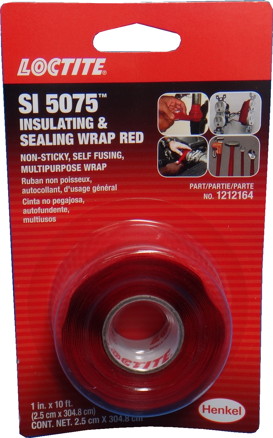 812175 WRAP INSULATING & SEALING, LOCTITE 5075 2.5CMX4.27M RED | IMPA ...