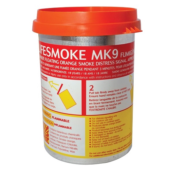 330331 BUOYANT SMOKE SIGNAL LIFESMOKE, MK9 PAINSWESSEX SOLAS/MED | IMPA ...